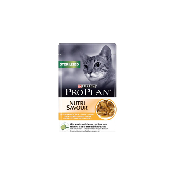PRO PLAN® - Wet Cat Food - Sterilised Chicken in Gravy - 85g – Pet People